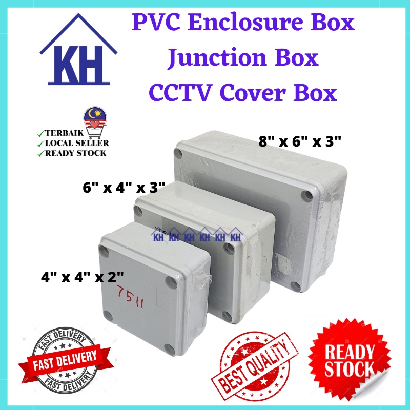 PVC Enclosure Box Junction Box / PVC Junction Box / CCTV Camera Cover ...
