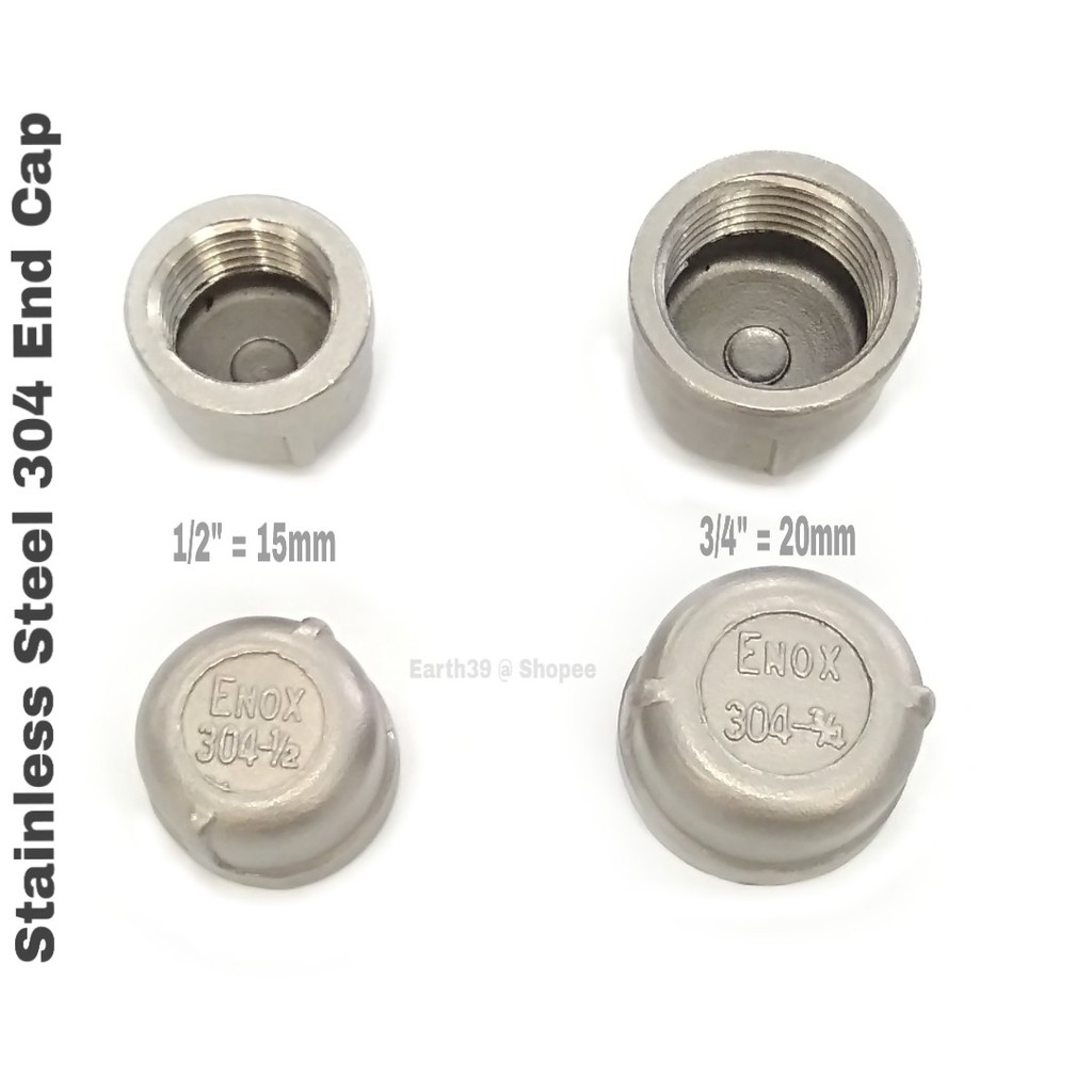 Stainless Steel SS304 End Cap for plumbing | Shopee Malaysia