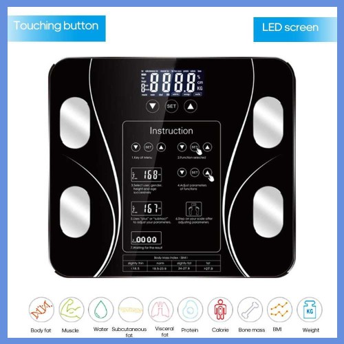Multi-Functional Home Use Intelligent Body Fat Scale BT Electronic ...