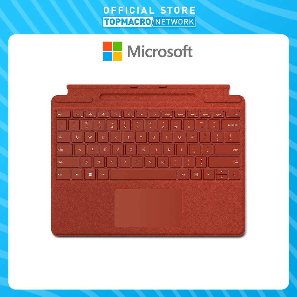 MICROSOFT SURFACE PRO 8 / X KEYBOARD - POPPY RED | Shopee Malaysia