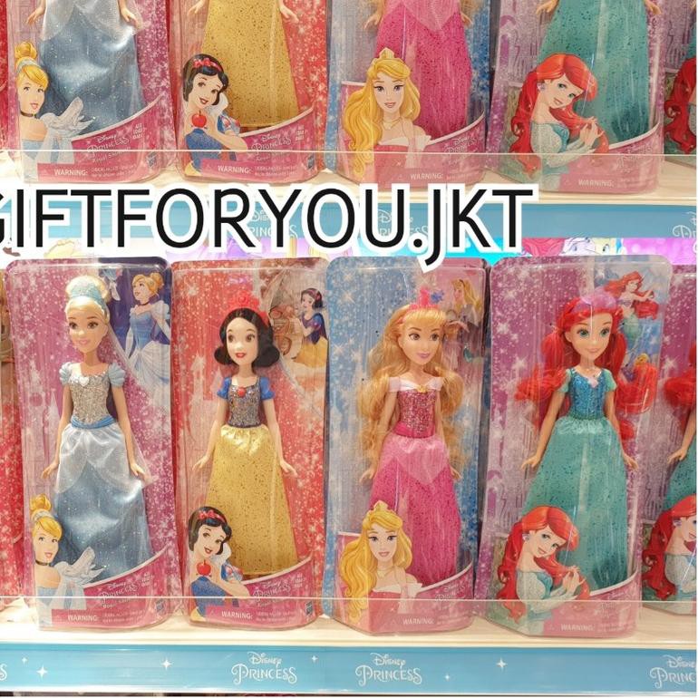 Boneka Disney Princess Royal Shimmer Original Hasbro Jasmine Aurora ...