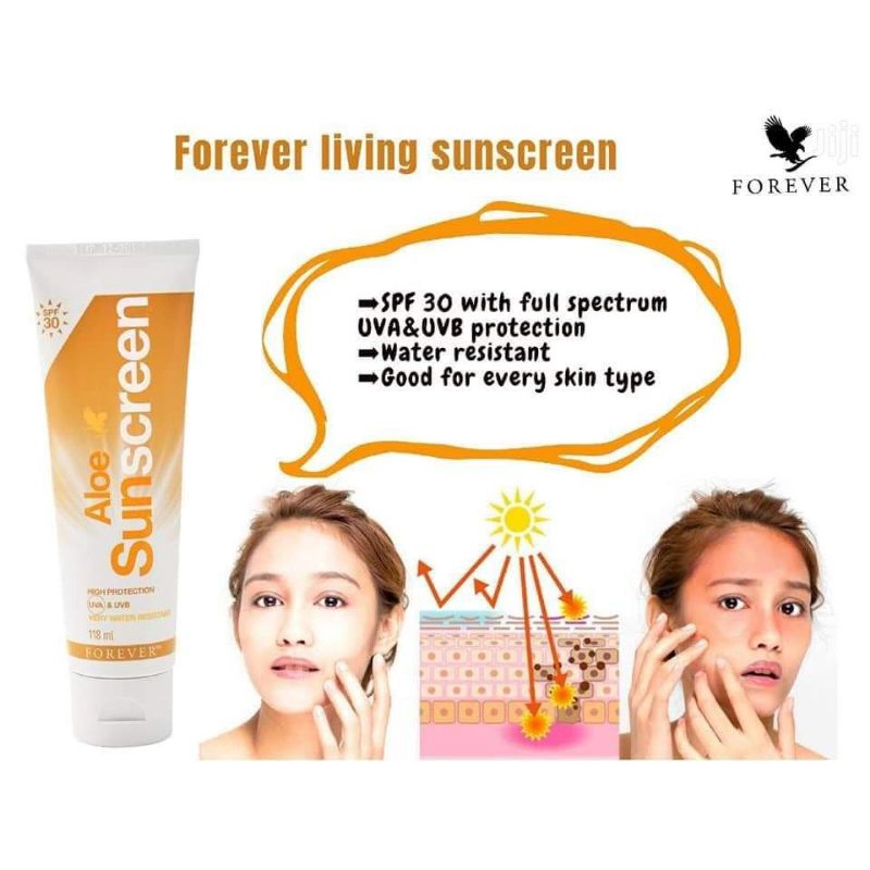 Aloe Sunscreen Forever Living [ORIGINAL] | Shopee Malaysia