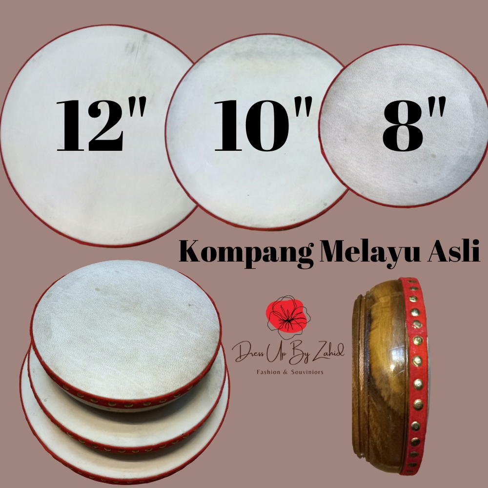 🔥 READY STOCK 🔥 Kompang Murah Melayu Asli Kulit Kambing Mainan Muzik ...