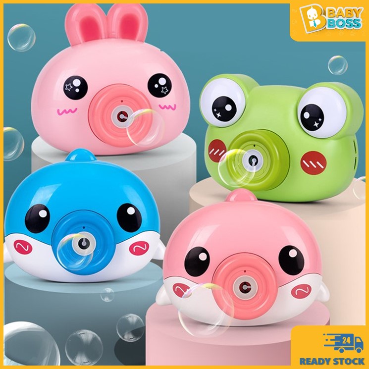 BabyBoss Bubble Camera Cute Design with Light and Music Kamera Mesin ...