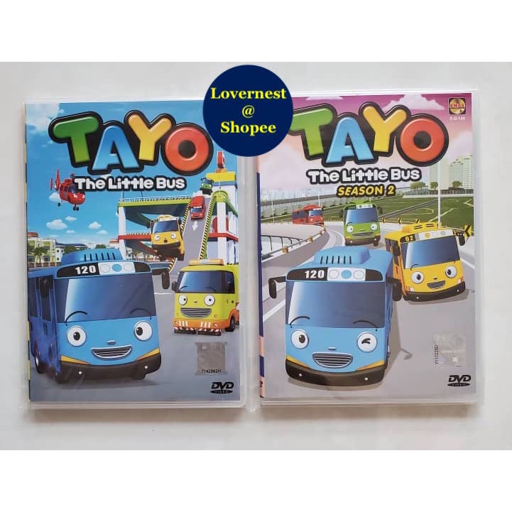 Tayo The Little Bus DVD Season 1 and Season 2 | Shopee Malaysia