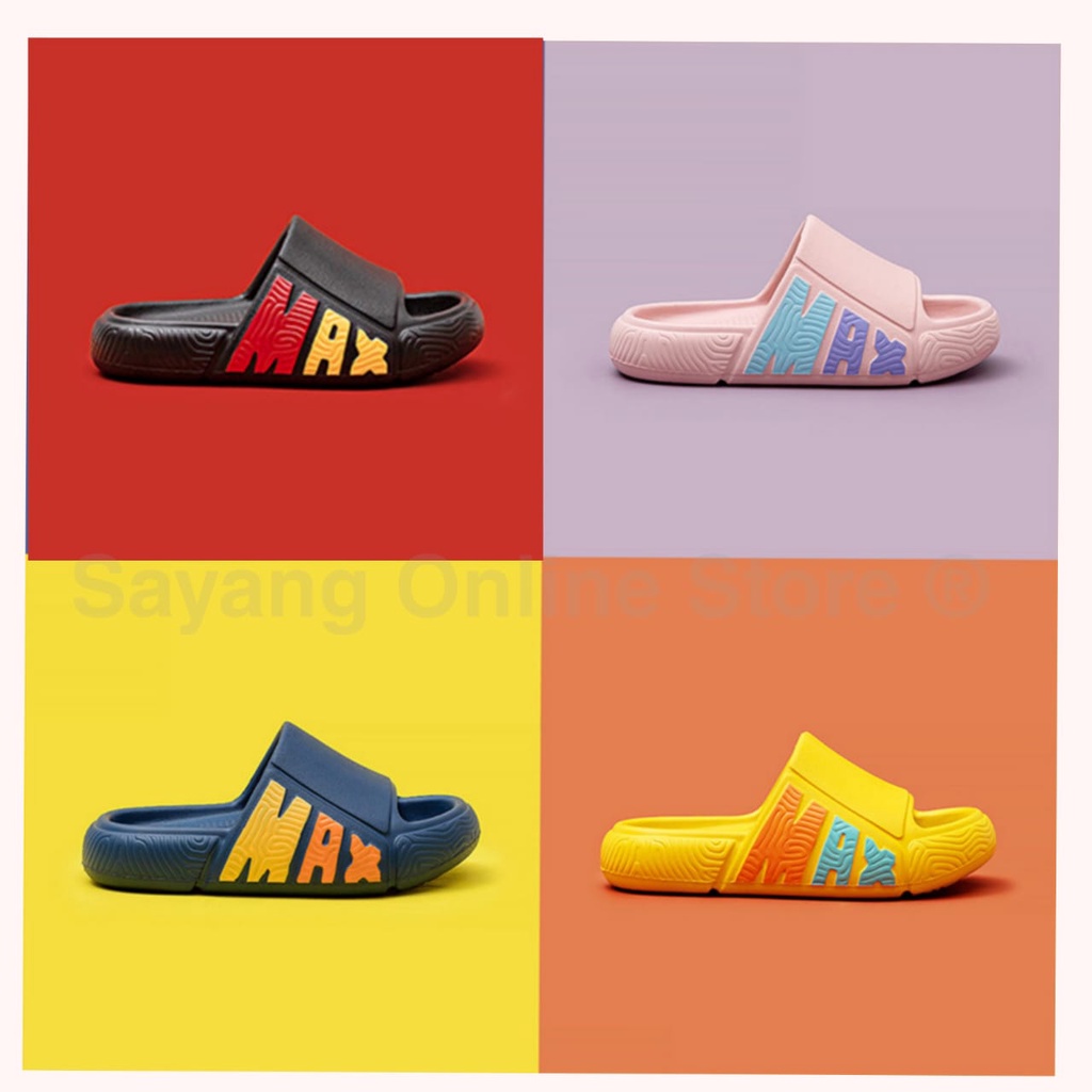MAX Light Odorless Kids Casual Slippers Boy Sandal Anti Slip Shoe Mario ...