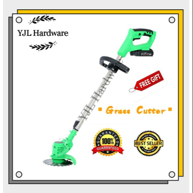 YJL - 21V Quality Electric Copper Motor Lawn Mower Cordless Grass ...