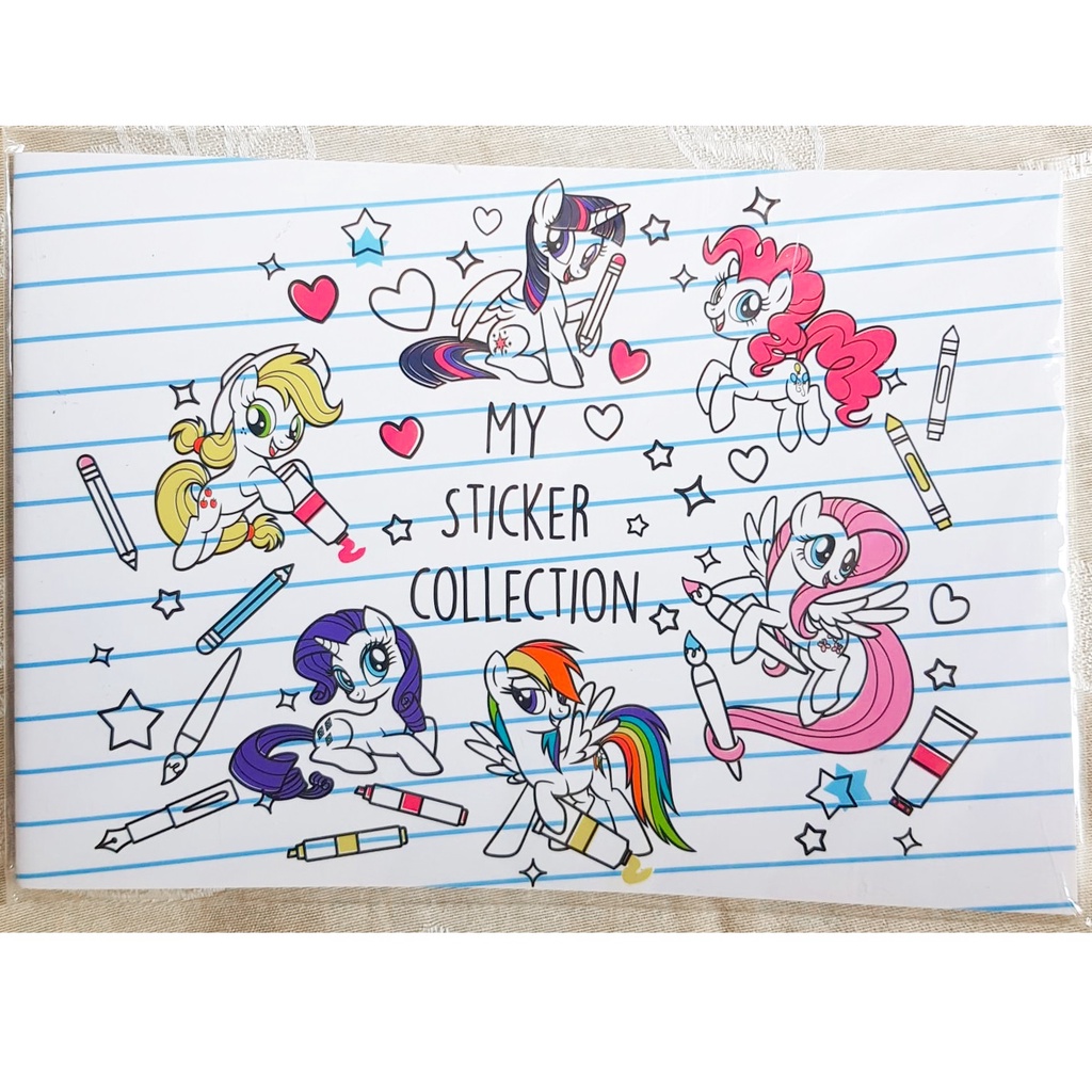 My Little Pony Sticker Collection Stickers Album Book | Shopee Malaysia