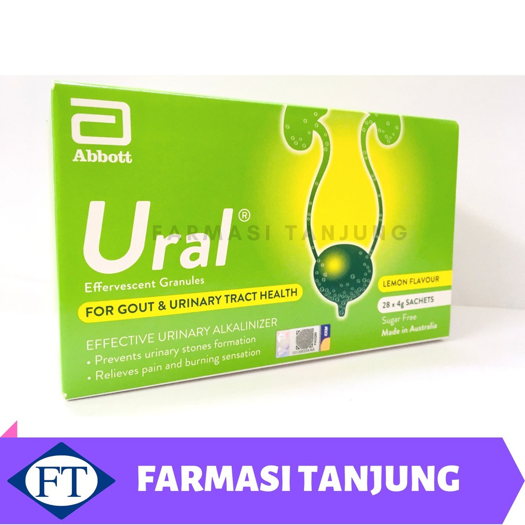 Ural Effervescent Granules Untuk Kencing Kotor 1 Box ( 28's ) | Shopee ...