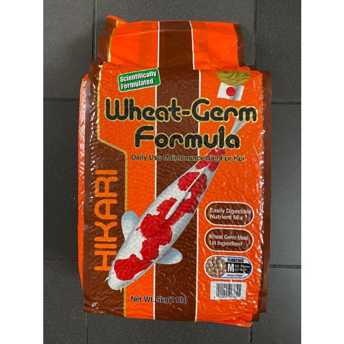 Hikari Wheat Germ 5 kg Original Packaging Made in Japan Koi Fish Feed ...