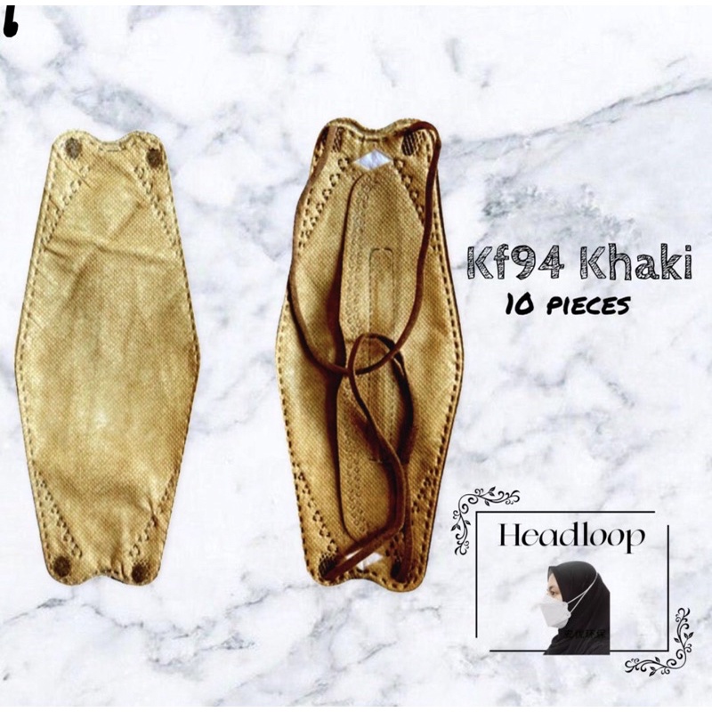 KF94 MASK HEADLOOP MASK HIJAB MASK KF94 !!4 LAYERS PROTECTION!! FACE ...