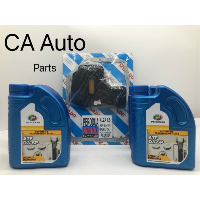 PERODUA ALZA 1.5 MIKADO AUTO FILTER+100%ORIGINAL PERODUA ATF SP3 SET ...