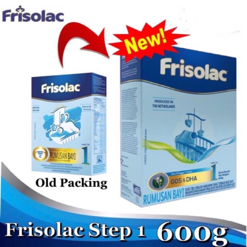 Frisolac Step 1 NEW PACKING 600g ( 2/2024 ) | Shopee Malaysia