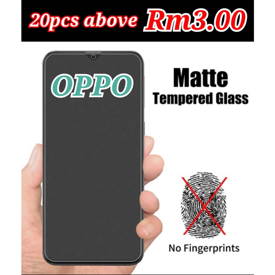 OPPO Tempered Glass Matte Anti-fingerprint OPPO A60 A79 A3X A18 A17K ...