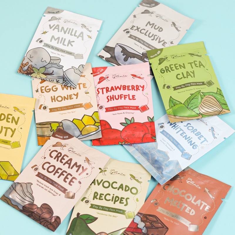 🔥READY STOCK🔥TRAVEL SIZE CLAY MASKER (NON-ORGANIC) 10 GRAM BY LEA GLORIA 100% ORIGINAL WITH NEW ...