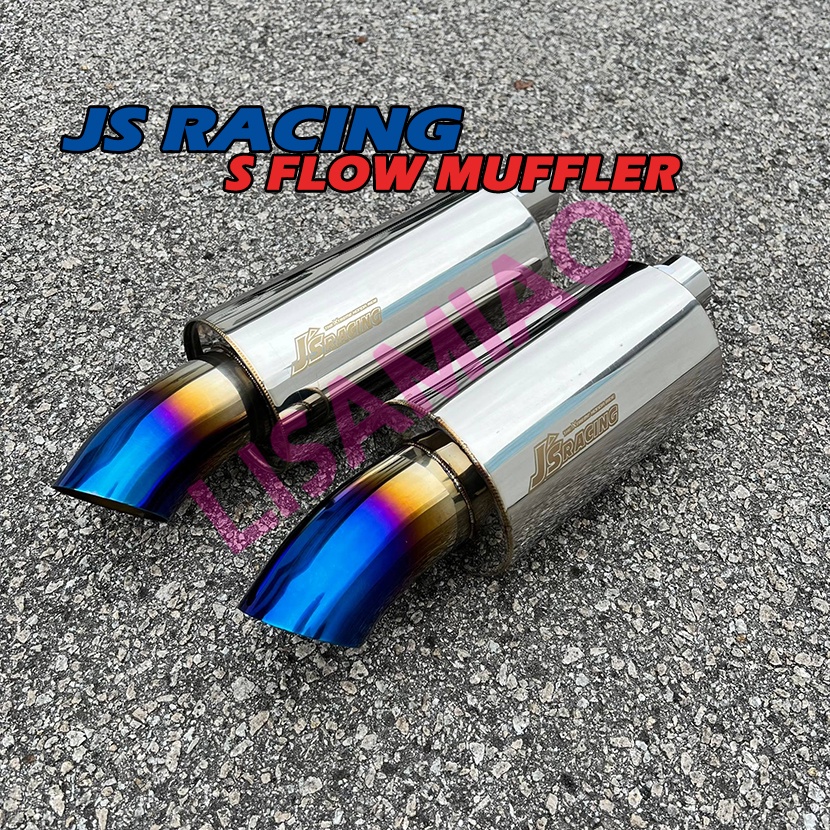 JS Racing S Flow Muffler Bass Silent Stainless Steel 304 | Shopee Malaysia