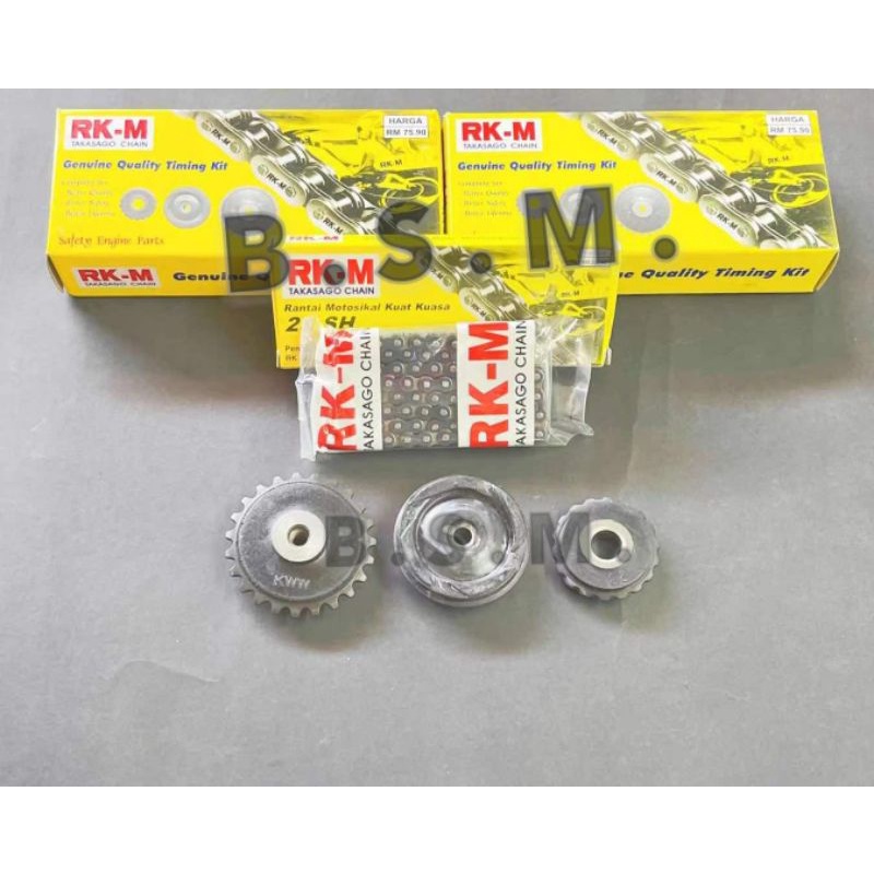 HONDA W110 WAVE110 TIMING CHAIN SET { RKM } | Shopee Malaysia