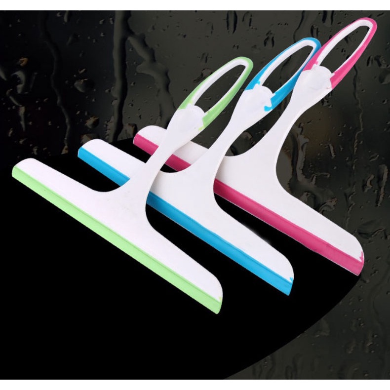 Window Scraper Soft Rubber Bathroom Glass Wiper Car Glass Cleaner ...