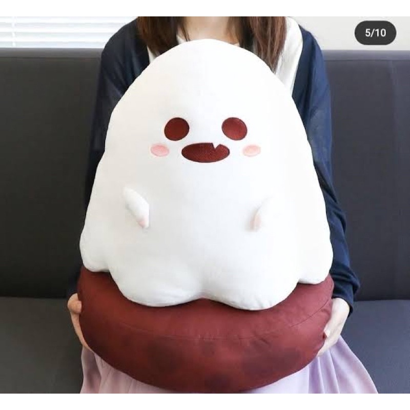 Super Jumbo Ghost Marshmallow Toreba Mega Plush Plushie Doll Japan ...