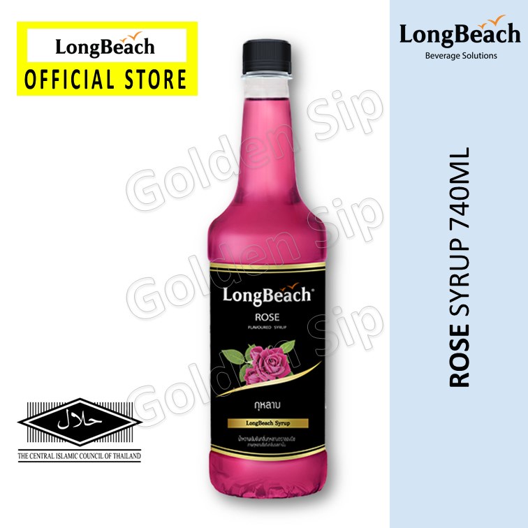 Long Beach Syrup Rose 740ml (READY STOCKS) | Shopee Malaysia