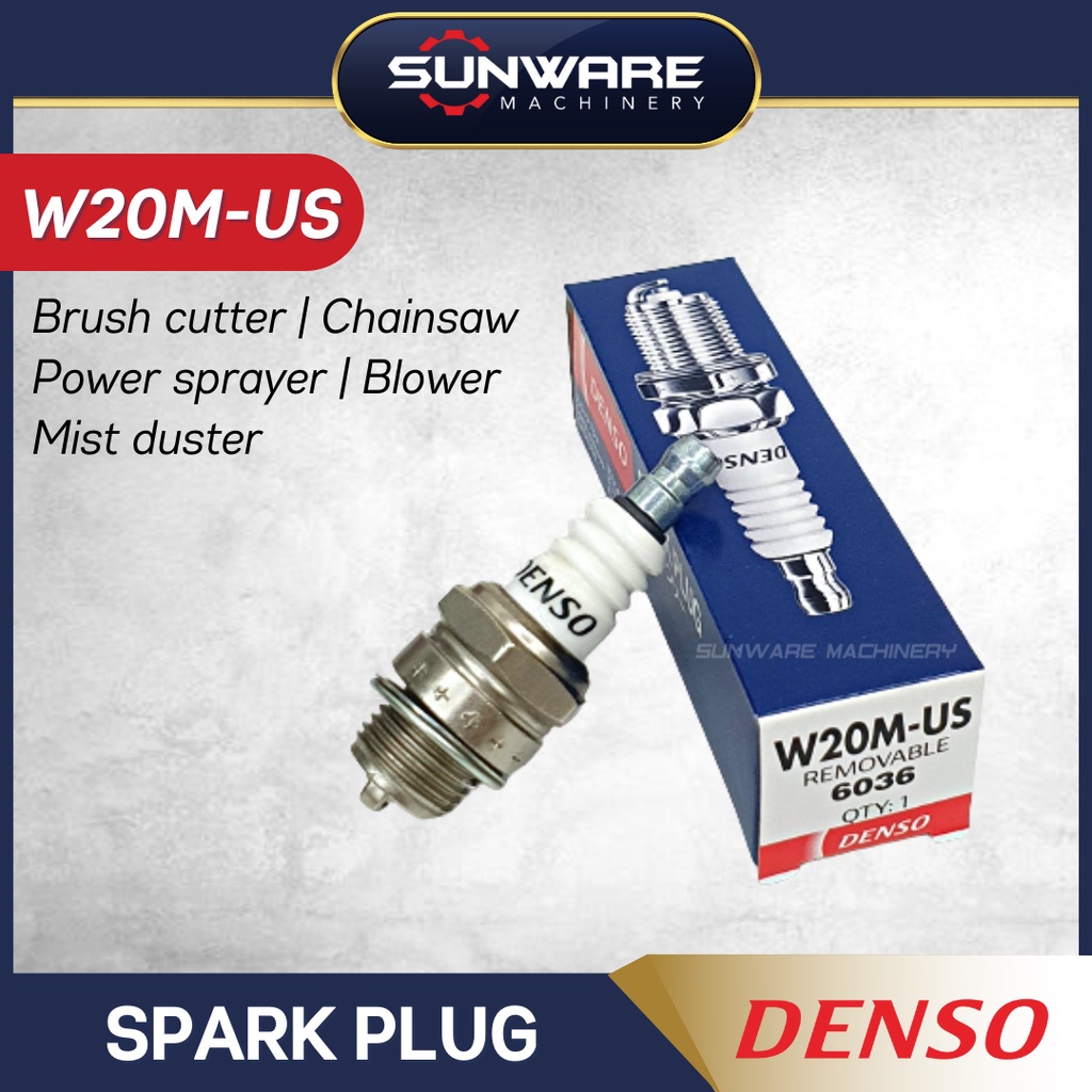 Original DENSO Spark Plug for Brush Cutter and Chainsaw (W20M-US ...