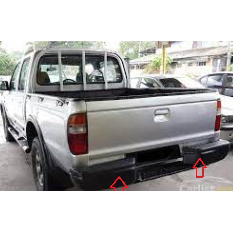 FORD RANGER 1999 - 2007 REAR BUMPER SET (CHROME OR BLACK) | Shopee Malaysia