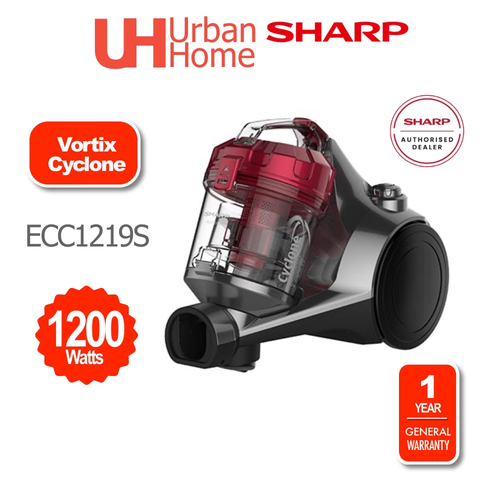 Sharp Bagless Vacuum Cleaner (1200W) ECC1219S | Shopee Malaysia