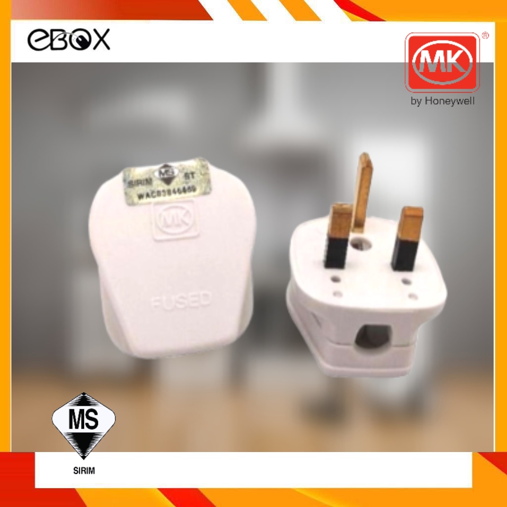MK 646 13AMP 3 Pin Plug Top (Bakelite) | Shopee Malaysia