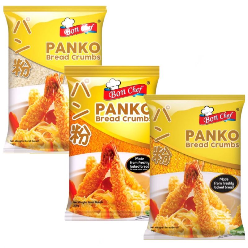 ( Clearance Stock Sales ) Bon Chef Panko Bread Crumbs 1kg / Serbuk Roti ...