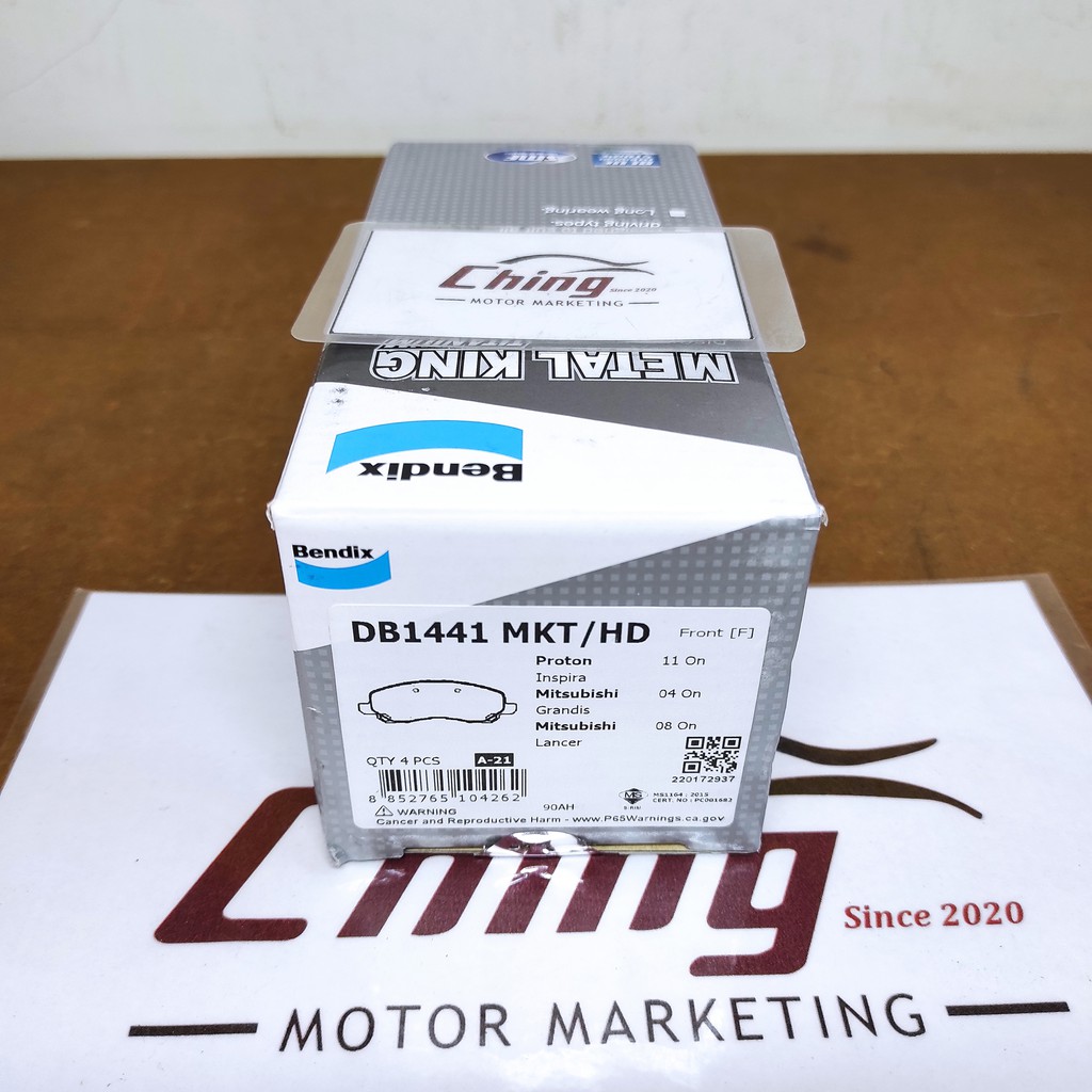 BENDIX - PROTON INSPIRA / MITSUBISHI AIRTREK / PG 4008 FRONT BRAKE PAD ...