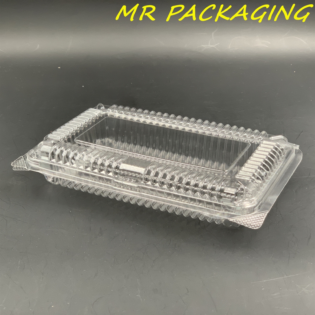 OPS - L03H - BENXON Plastic Tray with Lock [ 50pcs± ] Bakery Disposable ...