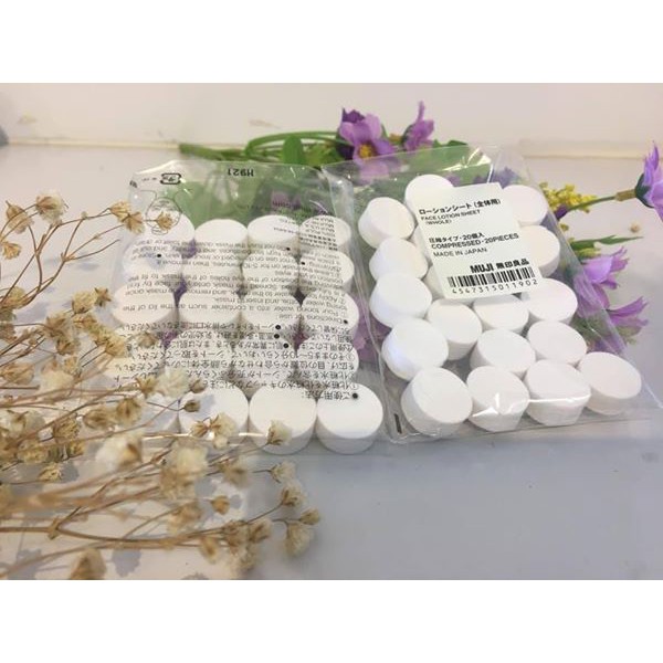 Muji Paper Compressed Mask 20 tablets/bag | Shopee Malaysia