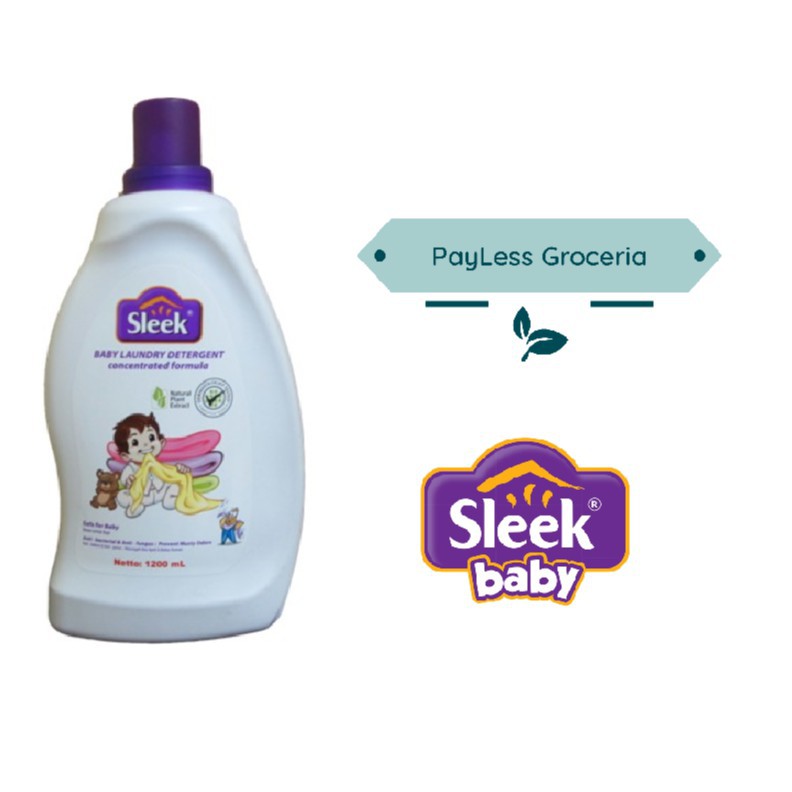 Sleek Baby Laundry Detergent 1200ml | Shopee Malaysia