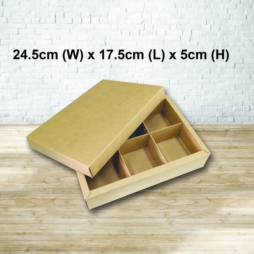 Top and Bottom Cavities Box (M)| Packing box with compartments |Box ...