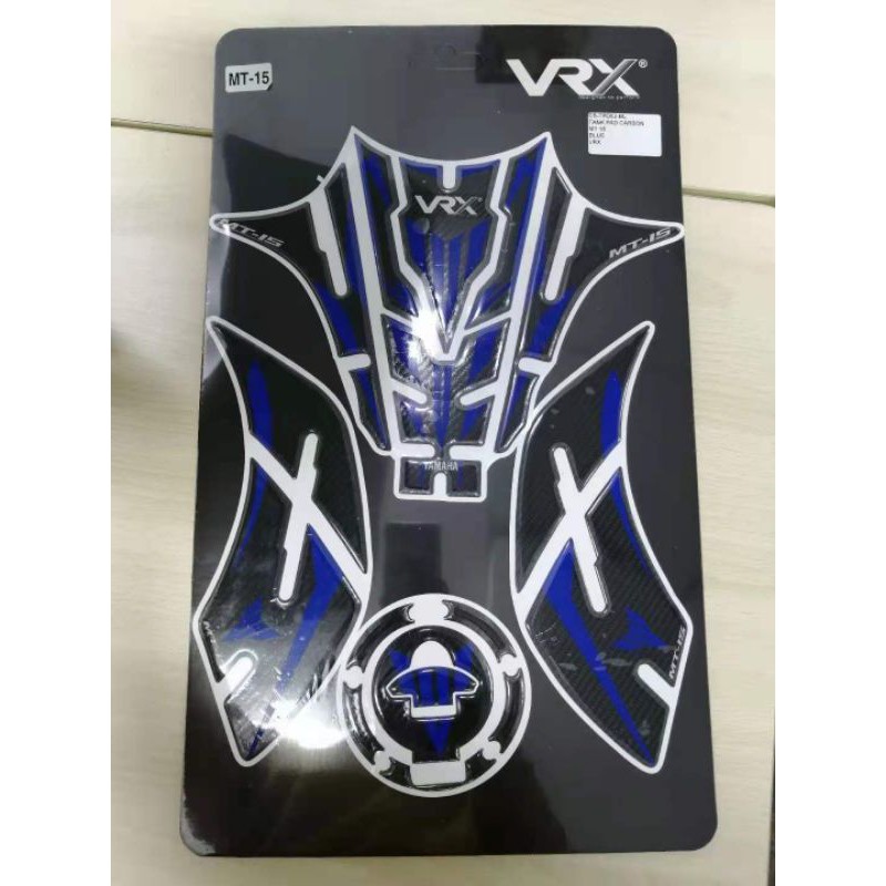 YAMAHA MT15 TANK PAD MOTORCYCLE TANK PAD STICKER UNIVERSAL FULL SET ...