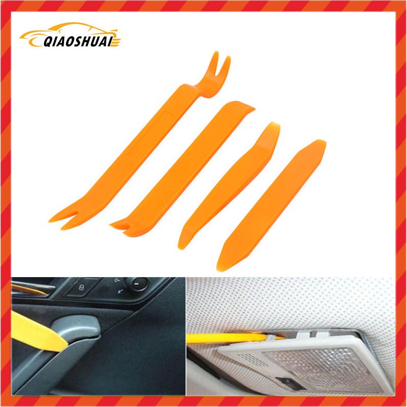 【4Pcs】 Auto Car Radio Panel Door Clip Panel Trim Dash Audio Removal Kit ...