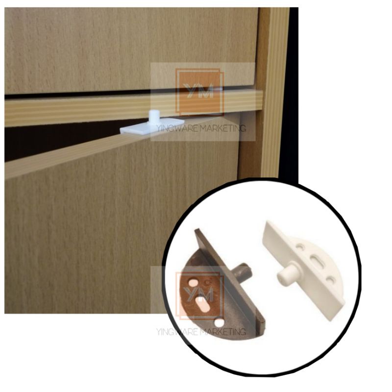 Plastic PVC wood swing door pivot hinge cabinet cupboard furniture ...