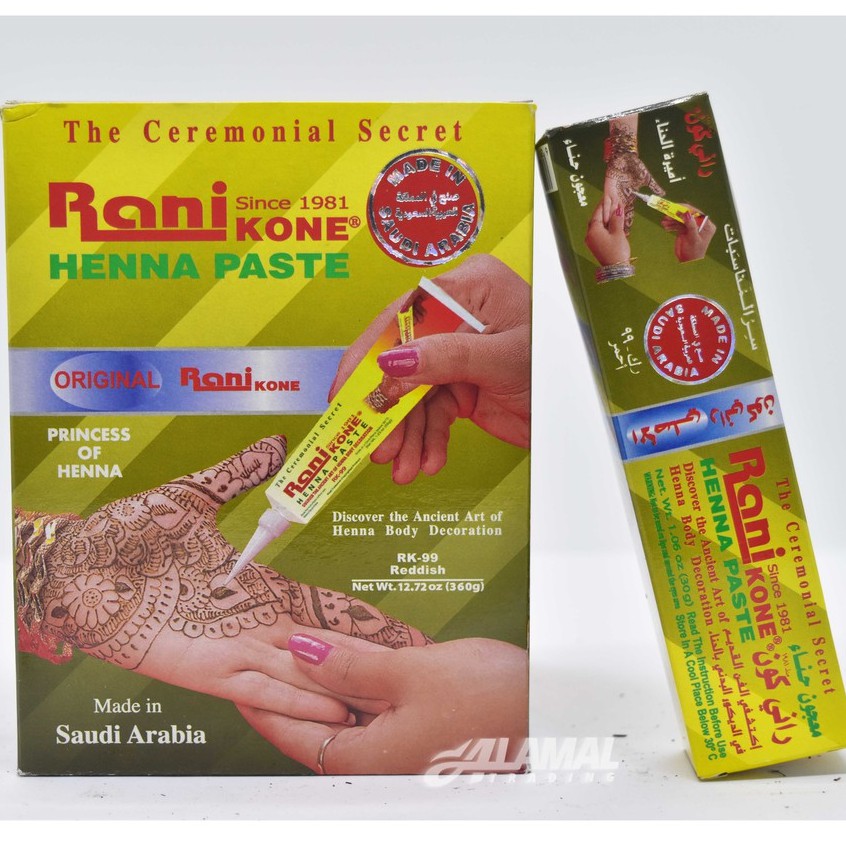 ORIGINAL Rani Kone Henn Nail Decoration natura/RANI KONE HENNA PASTE ...
