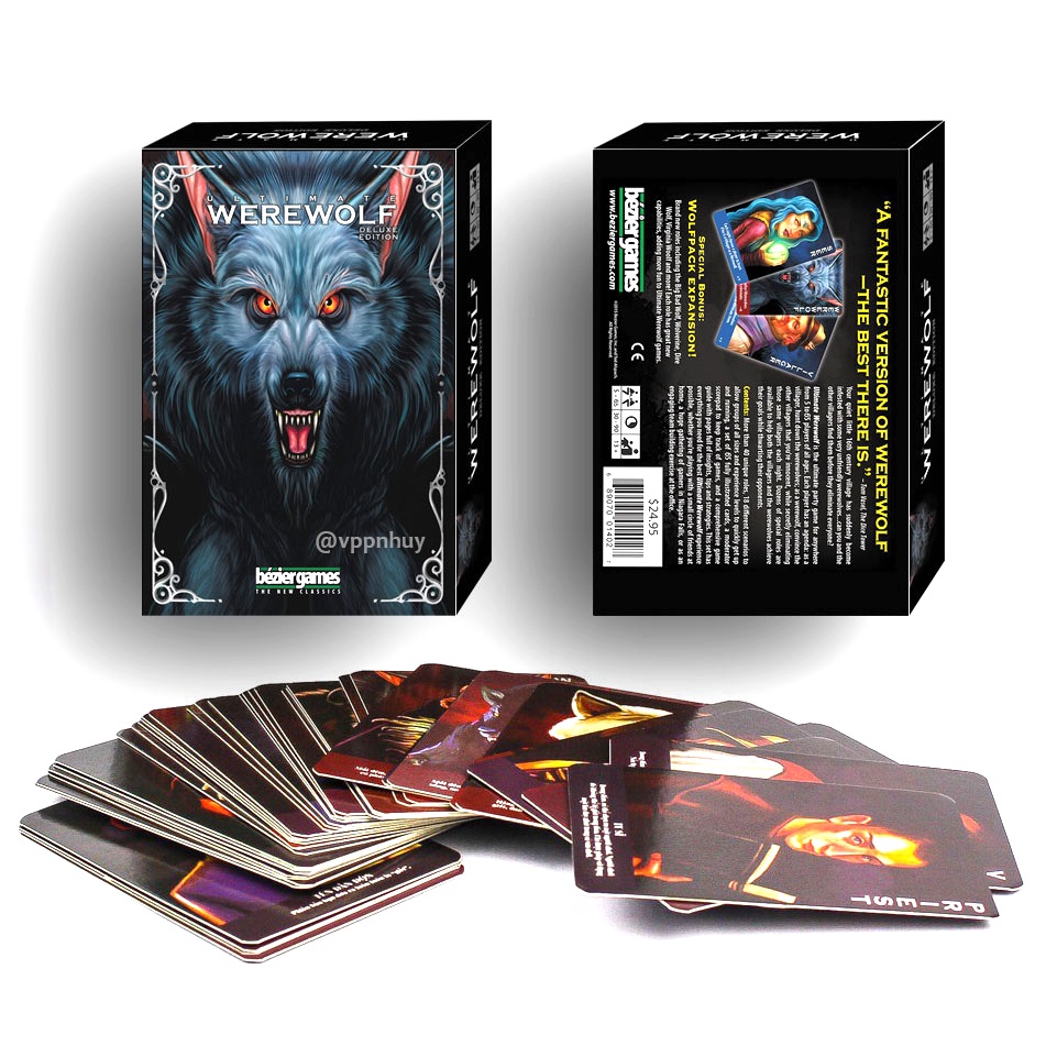 Ultimate Werewolf Cards, super quality cards, good paper, | Shopee Malaysia