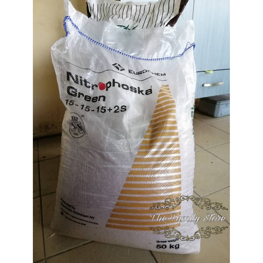 BAJA HIJAU / NPK GREEN IMPORT UNTUK TUMBESARAN (NPK 15:15:15:2S) 500g / 1kg Behn Mayer | Shopee ...