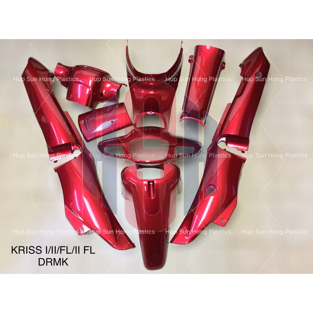 (Free Stripe) MODENAS Kriss110 Full Body Cover Set Bodyset Kit Kriss ...