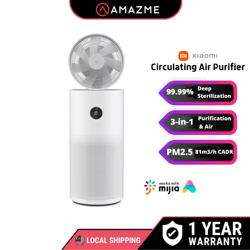 Xiaomi Smart Circulating Air Purifier 8m Circulating Air Supply Triple ...