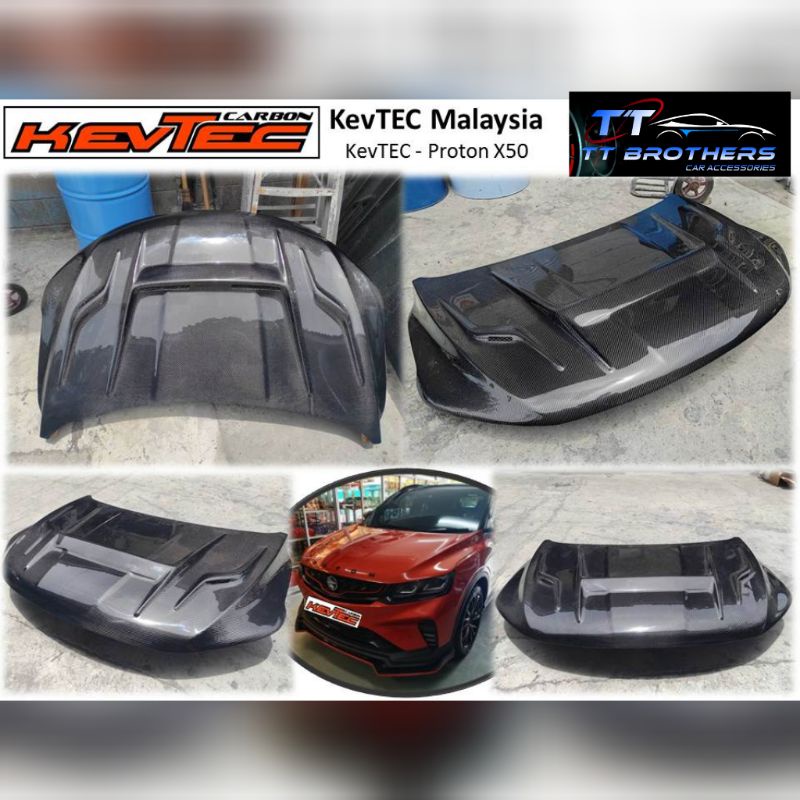 Proton x50 real carbon fiber bonnet X man design | Shopee Malaysia