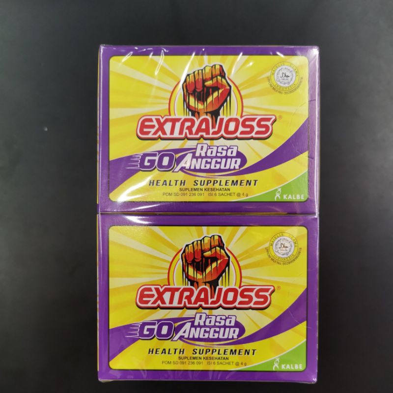 EXTRA JOSS EXTRAJOSS E-JUSS ACTIVE / ANGGUR / MANGGA (10 BOXES X 6 ...