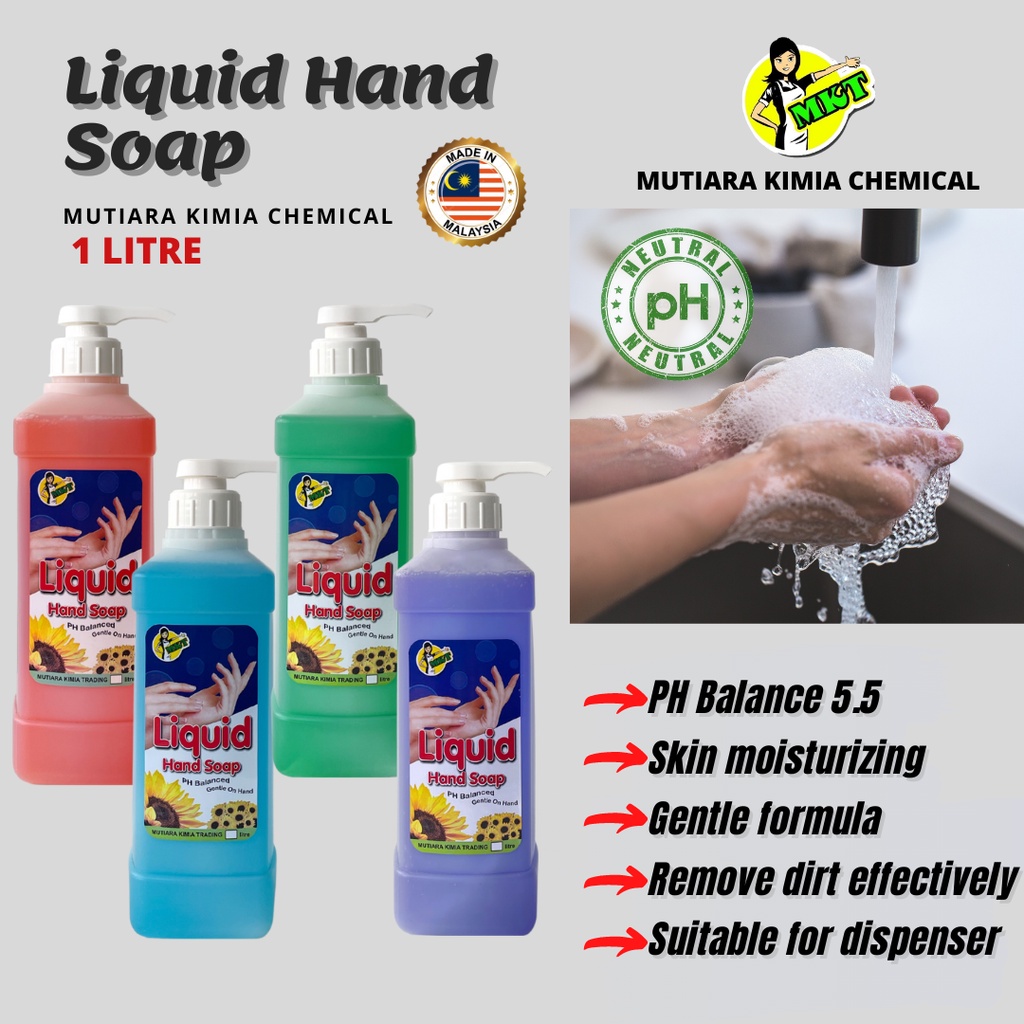 MKT 1L Hand soap Hand wash refill Pencuci tangan Liquid hand wash ...