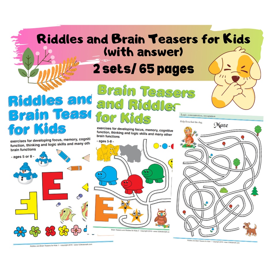 Brain Teasers And Riddles For Kids Age 5-8 Printable, 04/17/2024