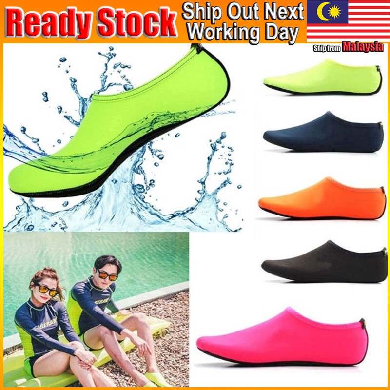 1 Pair unisex man woman kids beach waterproof socks kasut renang pantai ...