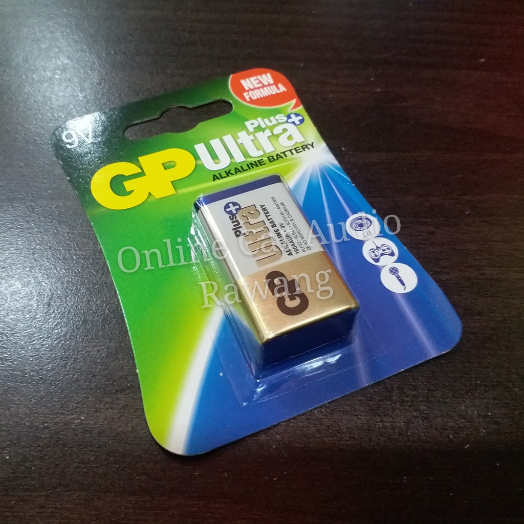 Original GP Ultra Plus 9V Alkaline Battery / Smart Tag Battery ...