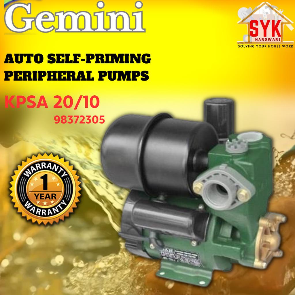SYK Gemini KPSA 20/10 Auto Self Priming Water Pump Automatic Pressure ...