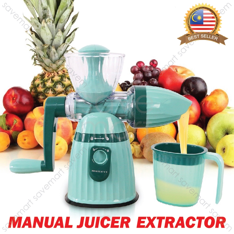 Manual Hand Ice Cream Juicer Blender Extractor Grinder Detachable Head ...